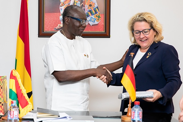 Ken Ofori Atta Meets Svenja Schulze For Ghana German Bilateral Meetings